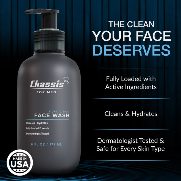 360 Dual Action Face Wash – Chassis